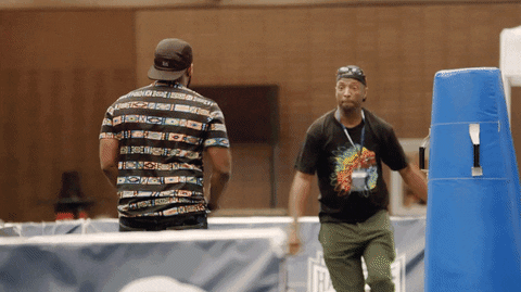Season 2 Chest Bump GIF by TV One - Find & Share on GIPHY