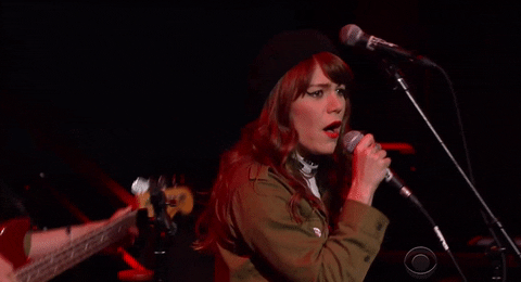 Jenny Lewis Love GIF by The Late Show With Stephen Colbert - Find ...