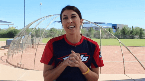 Andrea Duran Smile GIF by USSSA Pride - Find & Share on GIPHY