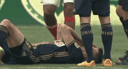 Injury Laying Down GIF by Philadelphia Union - Find & Share on GIPHY