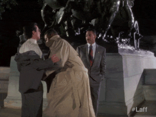 Pat Down Distinguished Gentleman GIF by Laff - Find & Share on GIPHY