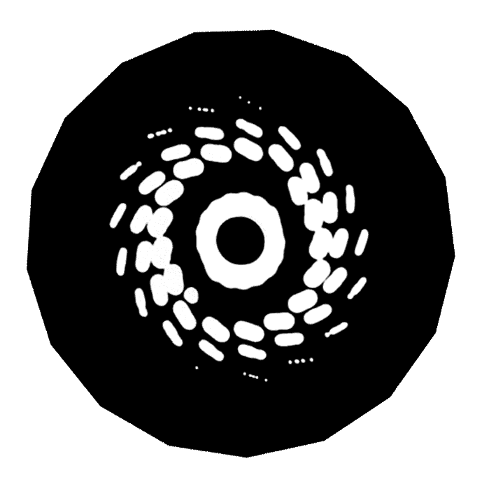 Black And White Loop Sticker by Dominic Ewan for iOS & Android | GIPHY