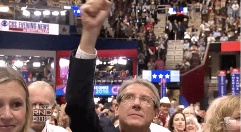 Republican National Convention Cheering GIF by GOP - Find & Share on GIPHY
