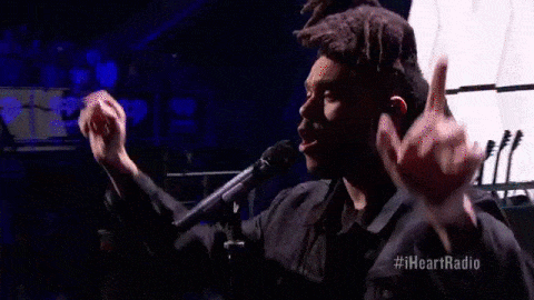 The Weeknd GIF by iHeartRadio - Find & Share on GIPHY