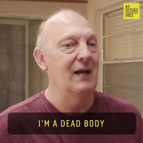 Dying Dead Body GIF by 60 Second Docs - Find & Share on GIPHY