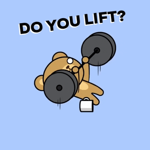 Coffee Workout GIF by Posh Bear - Find & Share on GIPHY