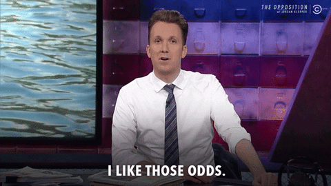 Odds GIF by The Opposition w/ Jordan Klepper - Find & Share on GIPHY