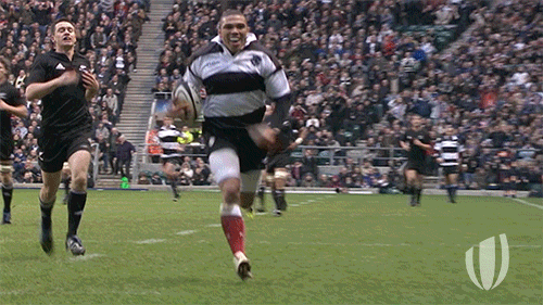Happy Bryan Habana GIF by World Rugby - Find & Share on GIPHY