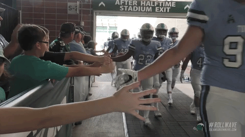 Football Fans GIF by GreenWave - Find & Share on GIPHY