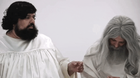 Gaga Deus GIF by Porta Dos Fundos - Find & Share on GIPHY