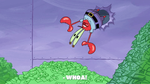 Season 9 Safe Deposit Krabs GIF by SpongeBob SquarePants - Find & Share ...
