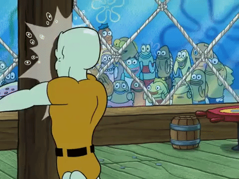 Season 5 The Two Faces Of Squidward GIF by SpongeBob SquarePants - Find ...