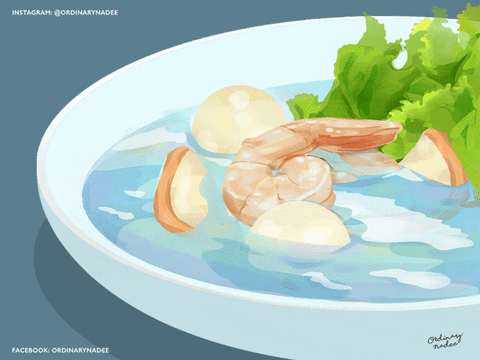 Shrimp Floating GIF by Ordinary Nadee - Find & Share on GIPHY