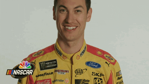 Joey Logano Laughing GIF by NASCAR on NBC - Find & Share on GIPHY