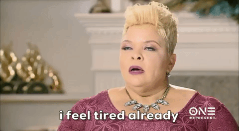 Tired Tamela Mann GIF by TV One - Find & Share on GIPHY