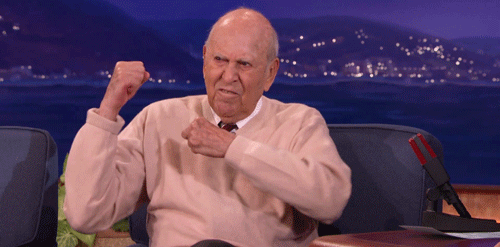 Angry Carl Reiner GIF by Team Coco - Find & Share on GIPHY