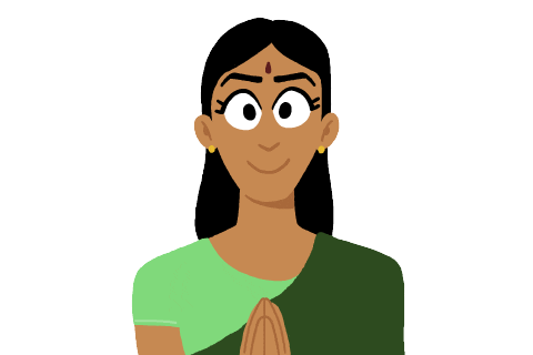 Namaste Sticker by Originals for iOS & Android | GIPHY