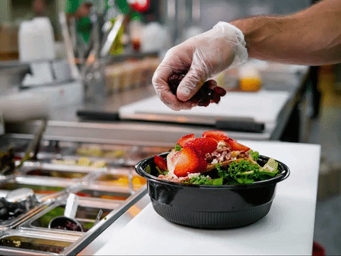 Lunch Salad Gif By Russ Gif - Find & Share on GIPHY