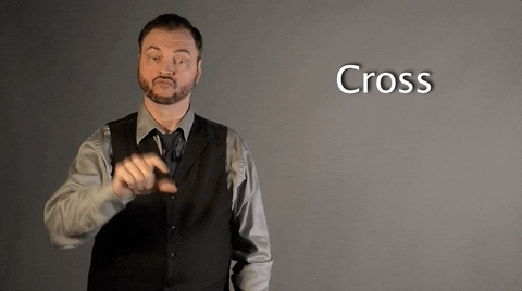 Cross GIF by Sign with Robert - Find & Share on GIPHY