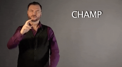 Sign Language Champ GIF by Sign with Robert - Find & Share on GIPHY