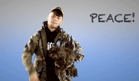 Peace GIF by MIC LOWRY - Find & Share on GIPHY