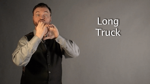 Sign Language Long Truck GIF by Sign with Robert - Find & Share on GIPHY