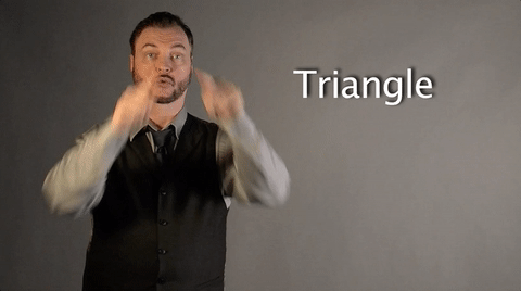 Sign Language Triangle GIF by Sign with Robert - Find & Share on GIPHY