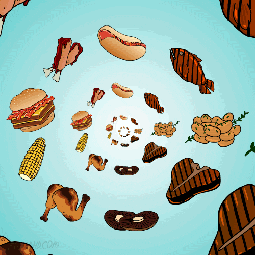 Espiral De Comida GIF by Carnes RAmos - Find & Share on GIPHY