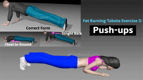 Fat Burning Tabata Exercise GIF by ePainAssist - Find & Share on GIPHY