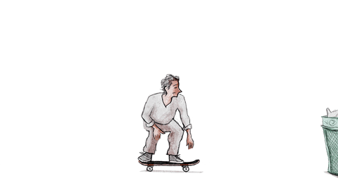 Skate Skateboarding GIF by Cosme Studio - Find & Share on GIPHY