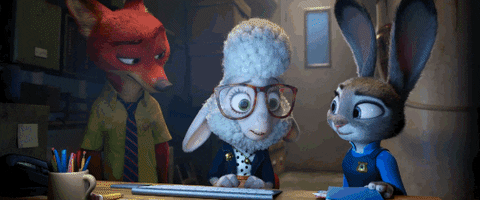 Walt Disney Reaction Gif GIF by Disney Zootopia - Find & Share on GIPHY