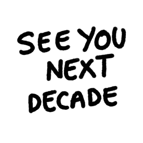 New Year Decade Sticker by dina comics for iOS & Android | GIPHY