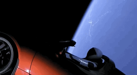 Falcon Heavy Tesla GIF by Product Hunt - Find & Share on GIPHY