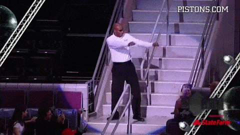 Dance Detroit Basketball GIF by Detroit Pistons - Find & Share on GIPHY