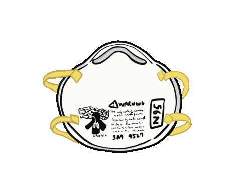 Mask N95 Sticker by ApplePan for iOS & Android | GIPHY