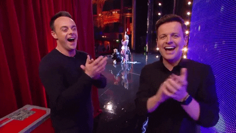 Happy Ant And Dec GIF by Got Talent Global - Find & Share on GIPHY