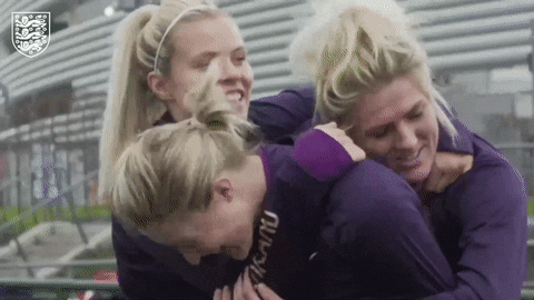 Rachel Daly Friends GIF by Lionesses - Find & Share on GIPHY