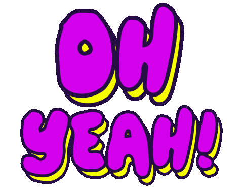Happy Oh Yeah Sticker for iOS & Android | GIPHY