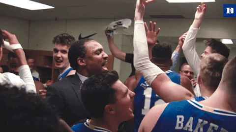 Celebrate Ncaa Sports GIF by Duke Men's Basketball - Find & Share on GIPHY
