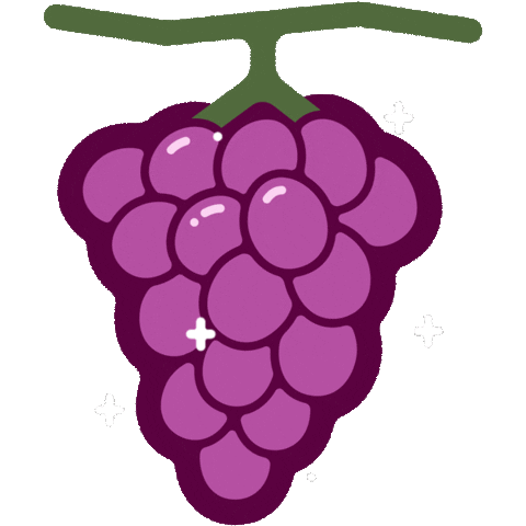 Red Grapes Food Sticker by FarmBot for iOS & Android | GIPHY
