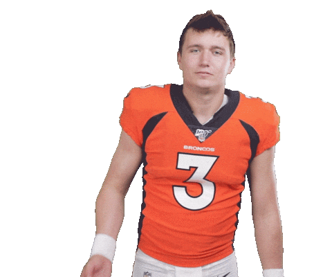 Drew Lock Football Sticker by NFL for iOS & Android | GIPHY