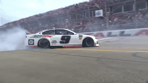 Happy Burn Out GIF by NASCAR - Find & Share on GIPHY