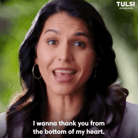 Drops Out Tulsi Gabbard GIF - Find & Share on GIPHY