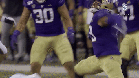 Celebrate College Football GIF by Pac12Network - Find & Share on GIPHY