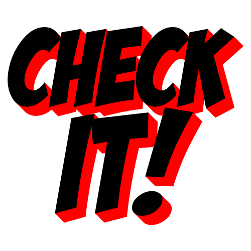 Thehumanplotter Check It Sticker for iOS & Android | GIPHY