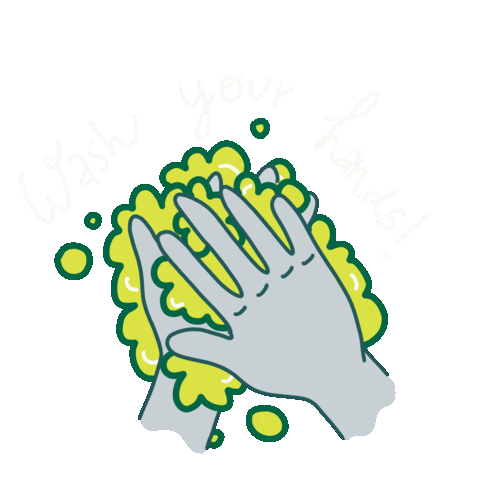 Stay Healthy Wash Hands Sticker by USF Housing & Residential Education ...