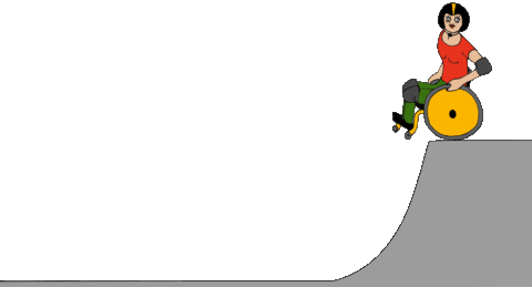 Wheelchair Disability Sticker by BIZEPS for iOS & Android | GIPHY