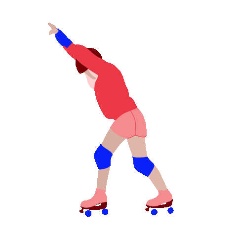 Skate Skating Sticker by Fierybay for iOS & Android | GIPHY