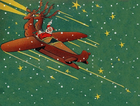 Santa Flying GIFs - Find & Share on GIPHY