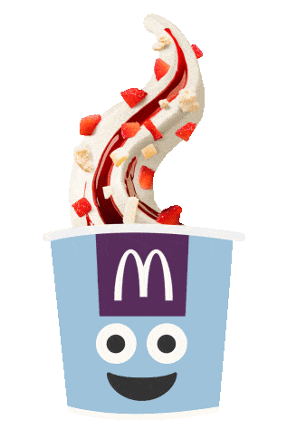 Mcdonalds Flurry Sticker by McDonald's Belgium for iOS & Android | GIPHY